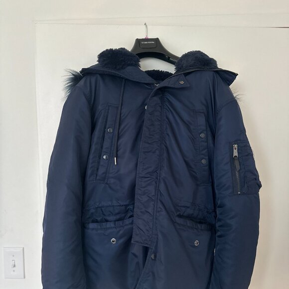 Schott NYC | Jackets & Coats | Schott Nyc Mens N3b Parka Navy Nwot ...
